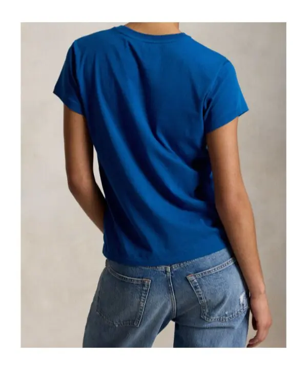 Polo Ralph Lauren Logo Embroidered Crewneck T-shirt - Blue