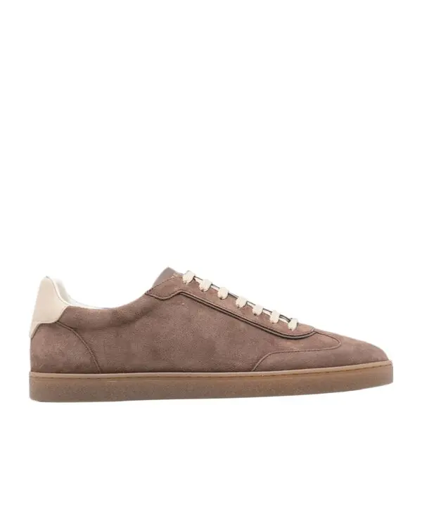 Brunello Cucinelli Suede Lace-up Sneakers