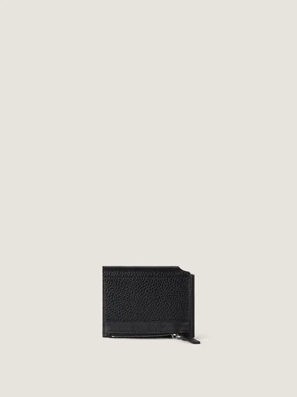 Givenchy Fold Wallet In Grained Leather