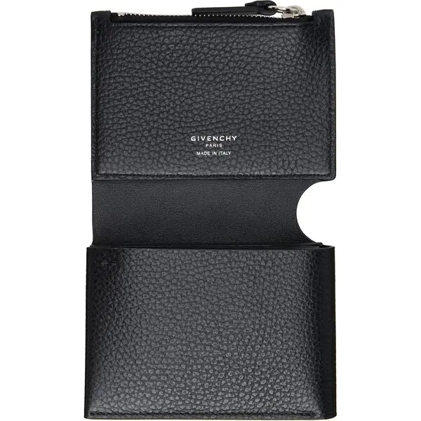 Givenchy Fold Wallet In Grained Leather
