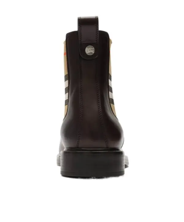 Burberry Leather Pembroke Boots