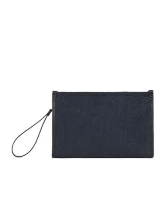 Etro Large Nylon Jacquard Pouch