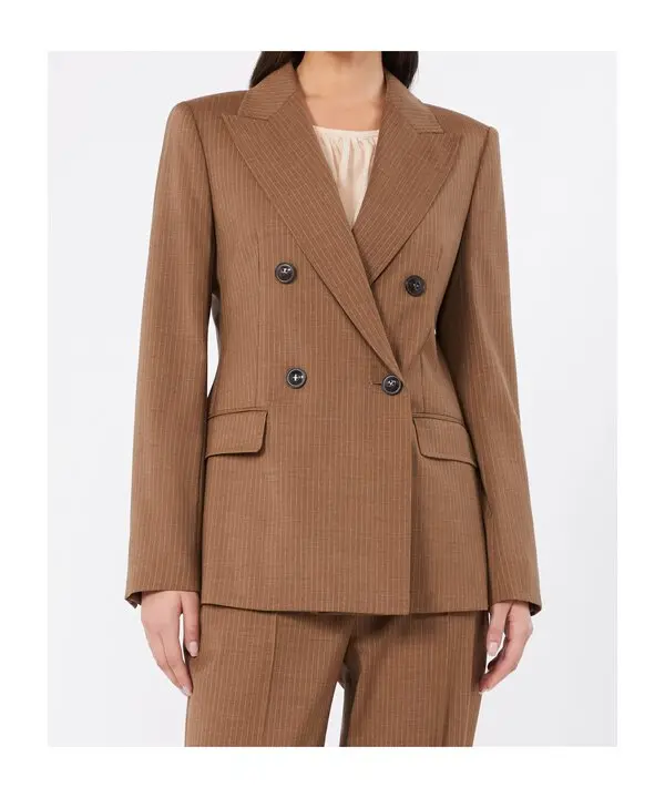 Max Mara Lapel Long-sleeved Suit Jacket