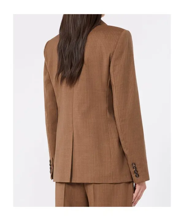Max Mara Lapel Long-sleeved Suit Jacket