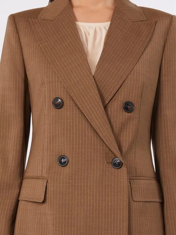 Max Mara Lapel Long-sleeved Suit Jacket
