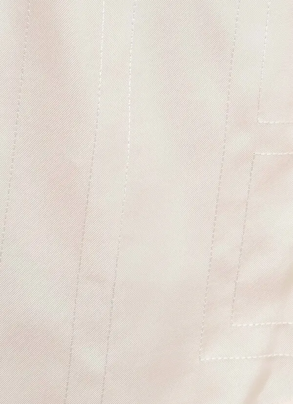 TOTEME Monogram-embroidered Silk Shorts
