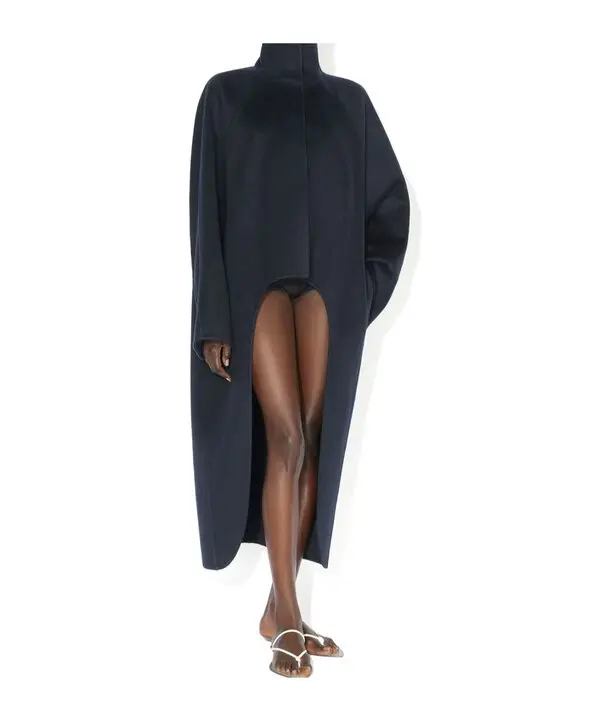 Alaïa Asymmetric Double Face Cachmere Coat