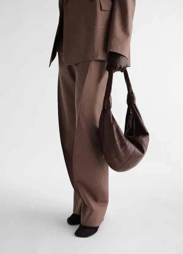 LEMAIRE Fortune Croissant Bag In Goat Leather