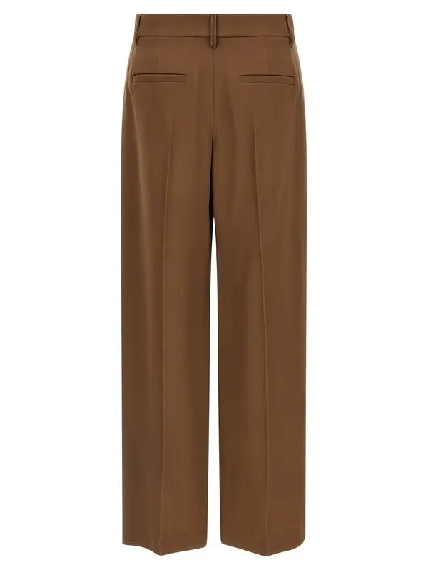 Brunello Cucinelli Pleated Wide Leg Pants