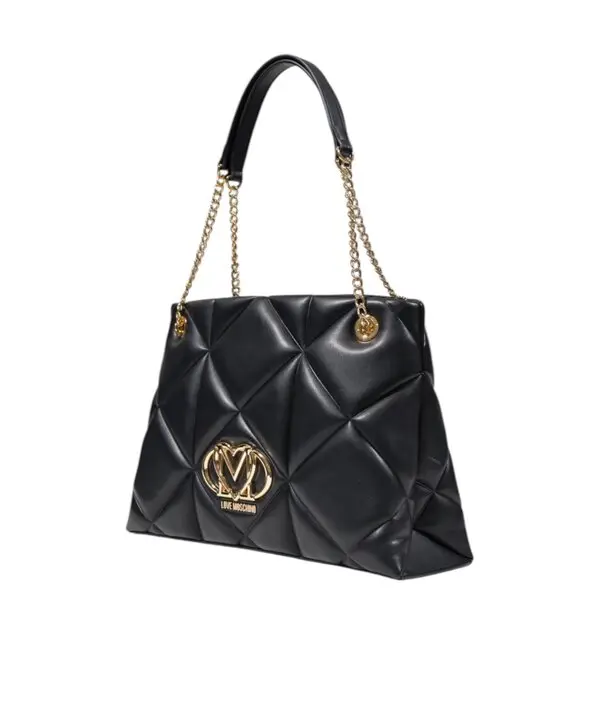 Moschino Geometric Quilted Pattern Shoulder Bag