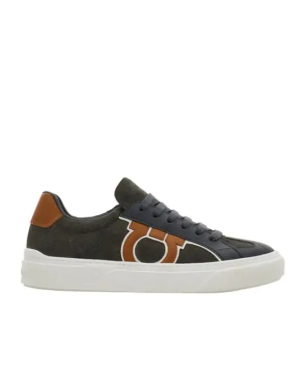 FERRAGAMO Gancini Sneaker - Daytona Grey