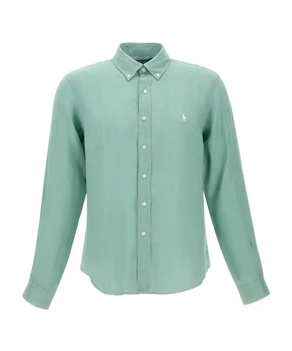 Polo Ralph Lauren Logo-embroidered Button-down Shirt