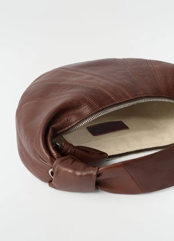LEMAIRE Mini Fortune Croissant Bag In Goat Leather