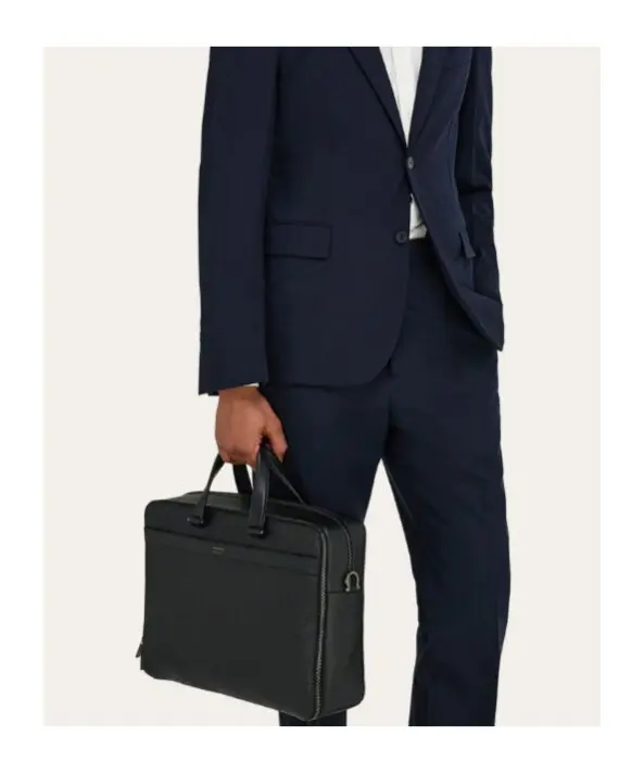 FERRAGAMO Monogram Briefcase