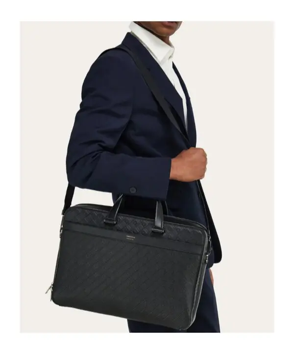 FERRAGAMO Monogram Briefcase