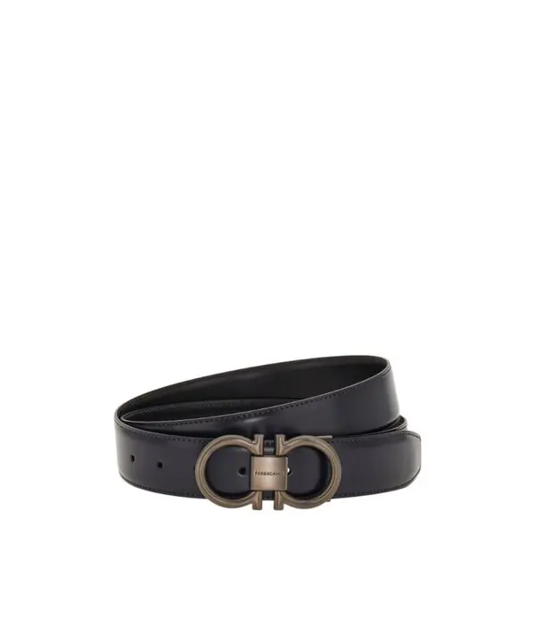 FERRAGAMO Reversible And Adjustable Gancini Belt