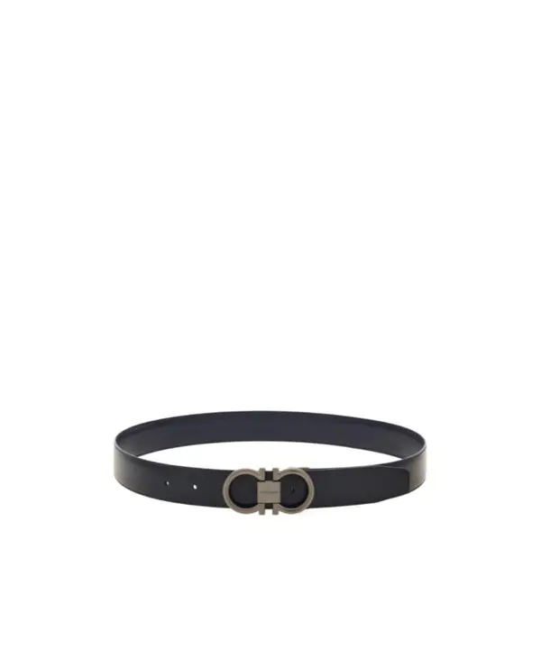 FERRAGAMO Reversible And Adjustable Gancini Belt