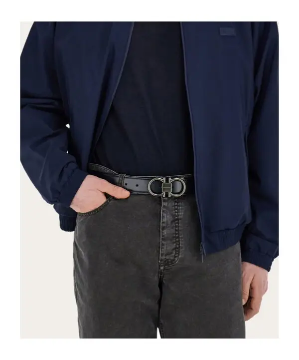 FERRAGAMO Reversible And Adjustable Gancini Belt