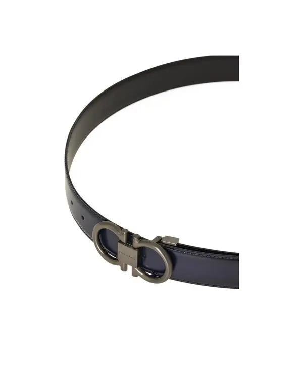 FERRAGAMO Reversible And Adjustable Gancini Belt