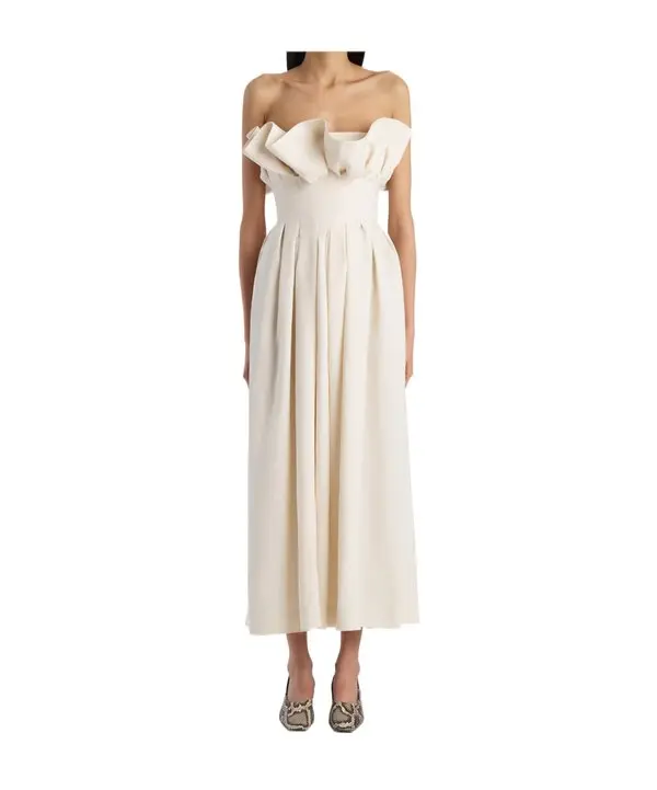 Khaite Strapless Dress