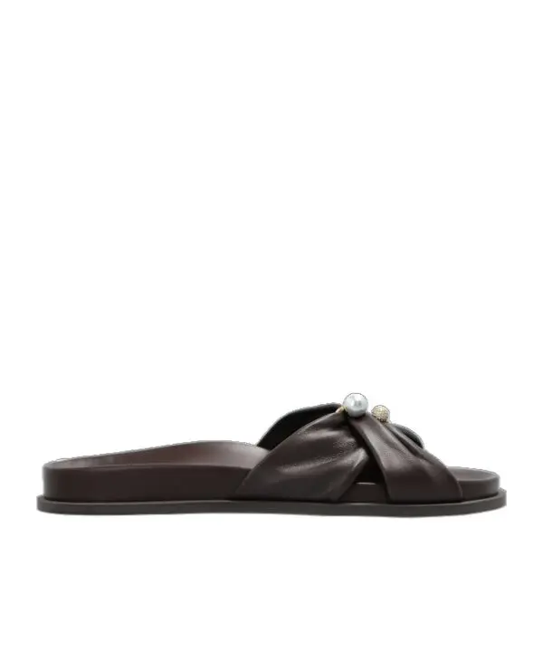 JIMMY CHOO Open-toe Flat Sandals