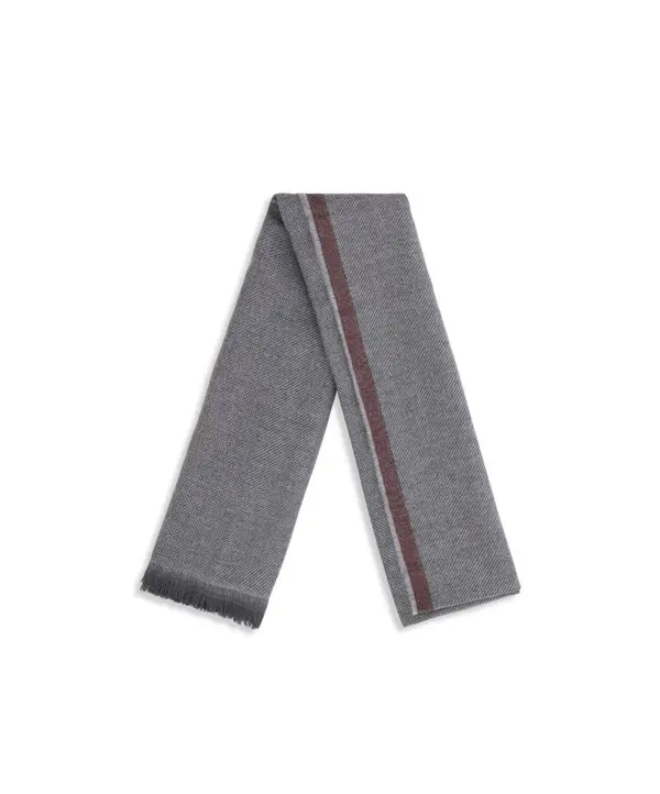 Brunello Cucinelli Fringed Scarf - Gray