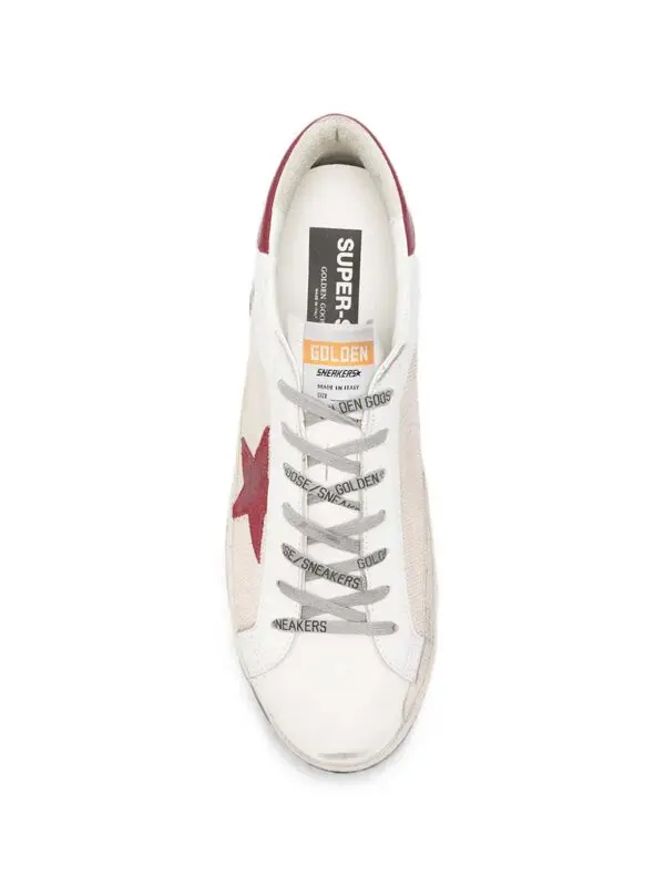 GOLDEN GOOSE Super-star Distressed-effect Sneakers