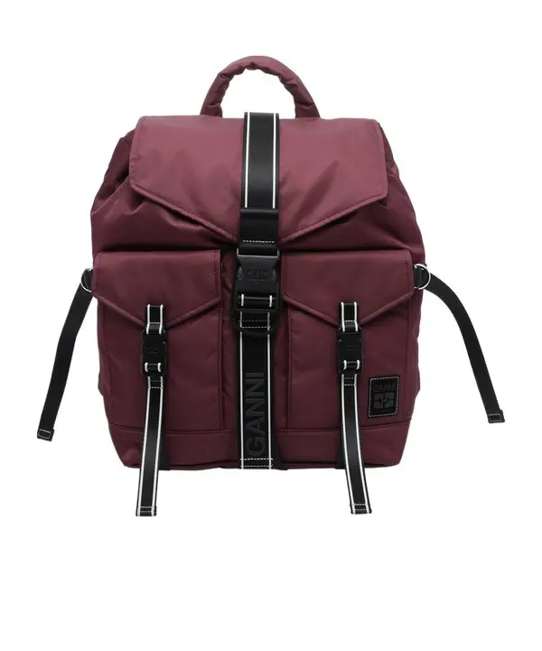 GANNI Flap Backpack
