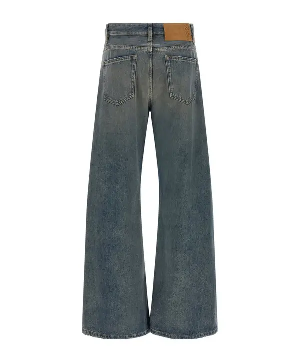 MAISON MARGIELA Distressed Wide Leg Jeans