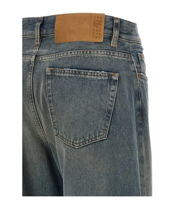 MAISON MARGIELA Distressed Wide Leg Jeans