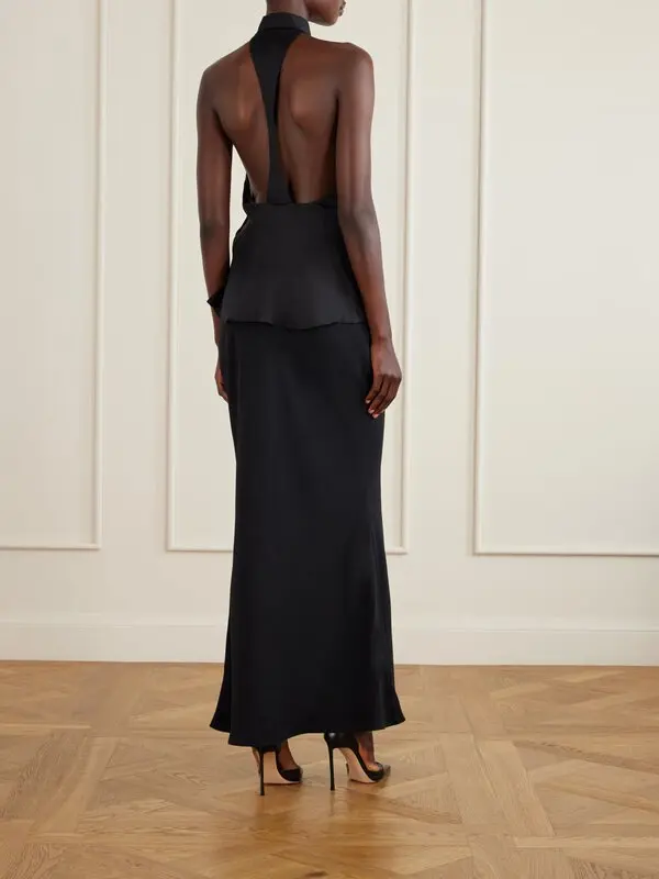 TOM FORD Patterned Halterneck Top