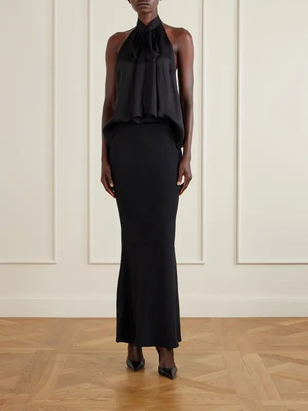 TOM FORD Patterned Halterneck Top