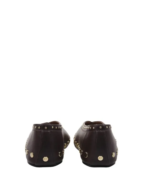 GANNI Jenny Ballerina In Brown