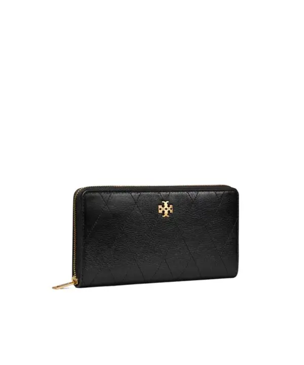 Tory Burch Charlie Quilted Zip Continental Wallet