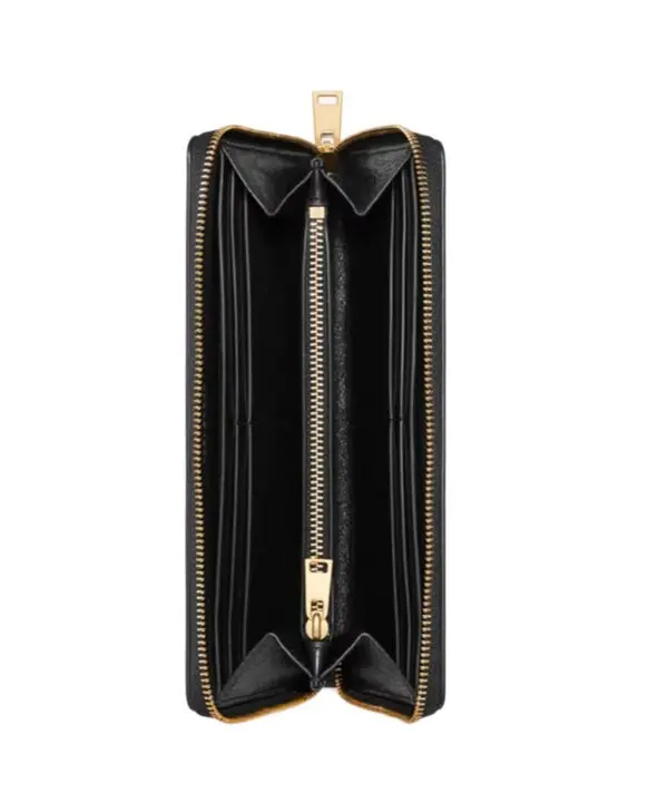 Tory Burch Charlie Quilted Zip Continental Wallet