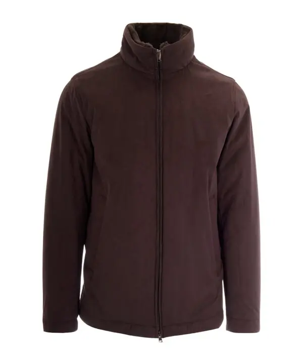 Herno Long-sleeved Stand-up Collar Jacket - Black