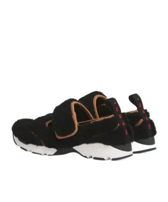 Marni Shearling Mary Jane Running Sneaker