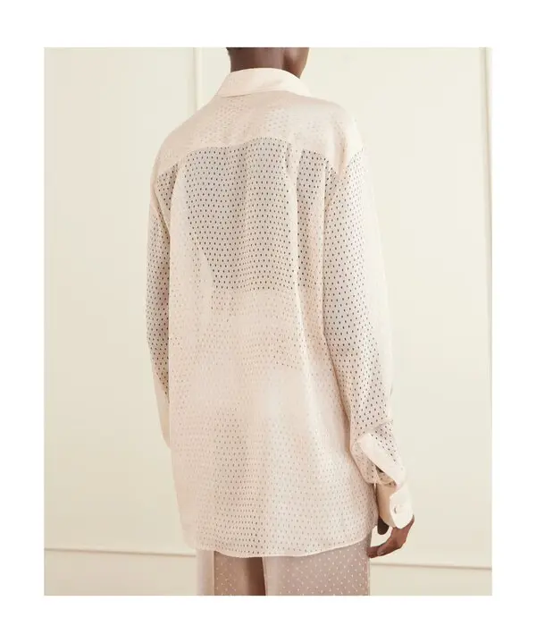 TOM FORD Oversized Silk-chiffon Shirt