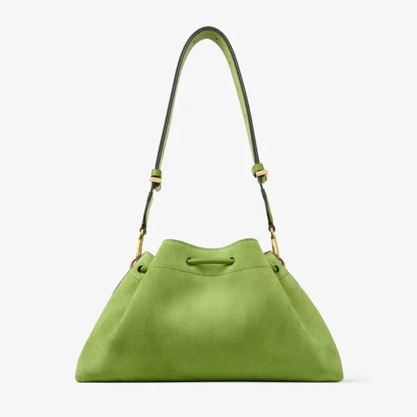 JIMMY CHOO Cinch Beaded Medium Shoulder Bag
