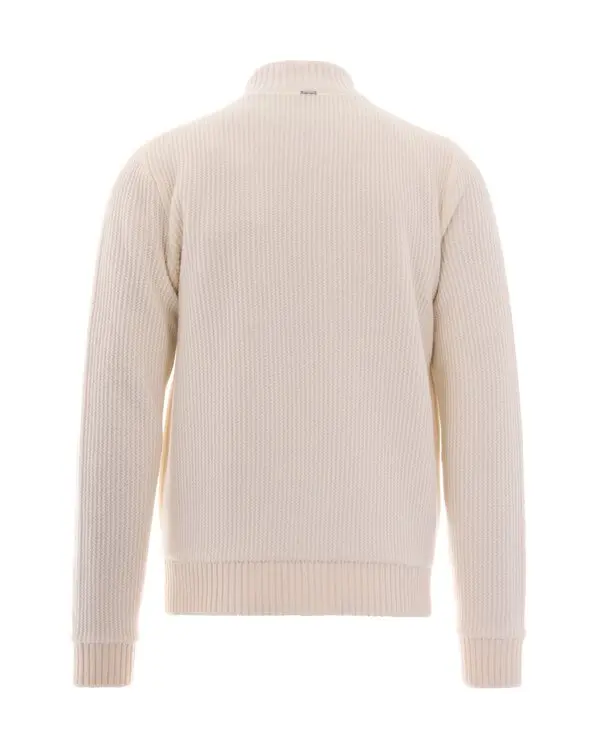 Herno Long-sleeved Zip-up Cardigan