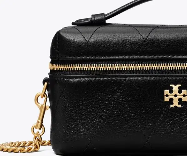 Tory Burch Charlie Quilted Vanity Case