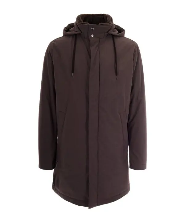 Herno Long-sleeved Parka - Black