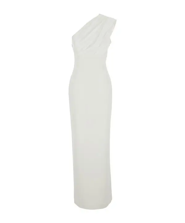 Solace One-shoulder Long Dress - Cream