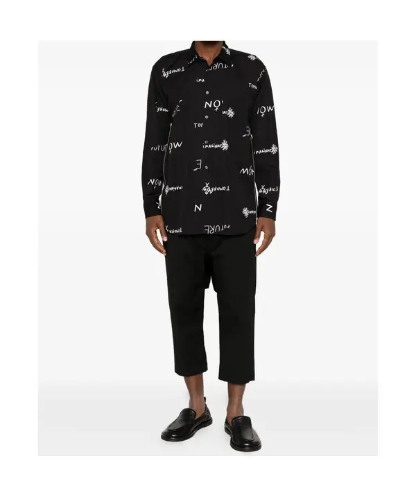 Comme Des Garçons Text-print Shirt