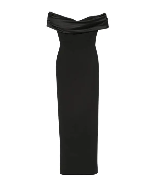 Solace Off-shoulder Maxi Dress - Black