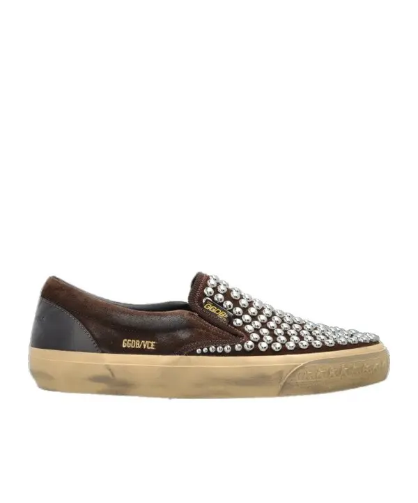 GOLDEN GOOSE Round Toe Casual Embellished Slip-on Shoes - Multicolor