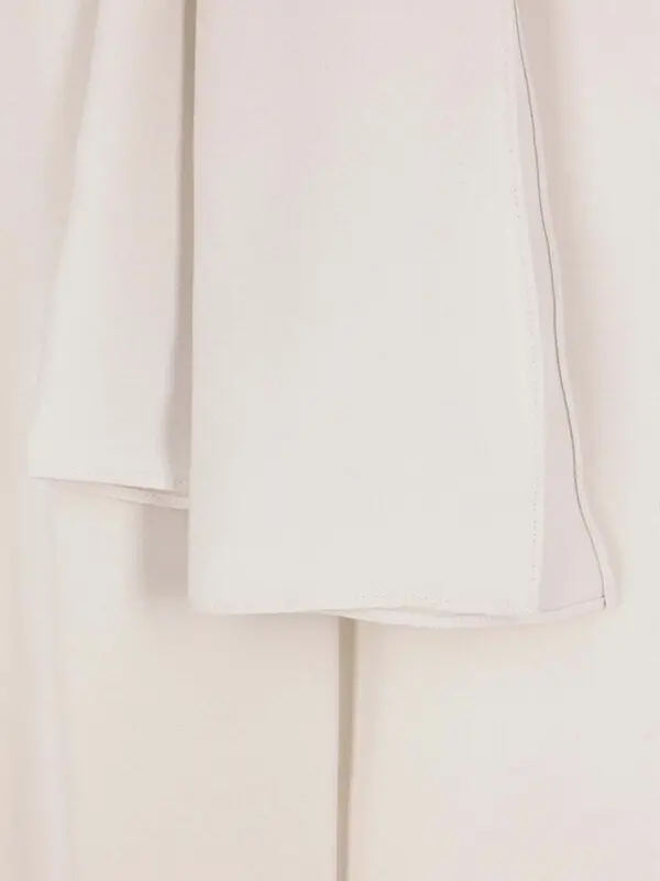 TOM FORD Halter Neck Sleeveless Top With Bow Detail - White