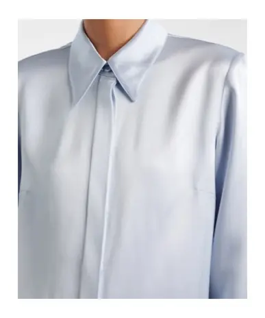 Gabriela Hearst Silk Satin Shirt - White