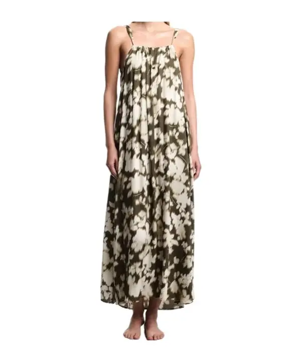 Emporio Armani Halter-neck Printed Beach Dress