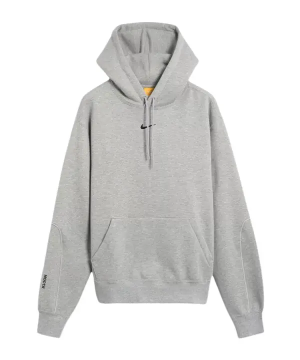 Nike Embroidered-logo Hoodie - Dark Grey/matte Silver/black